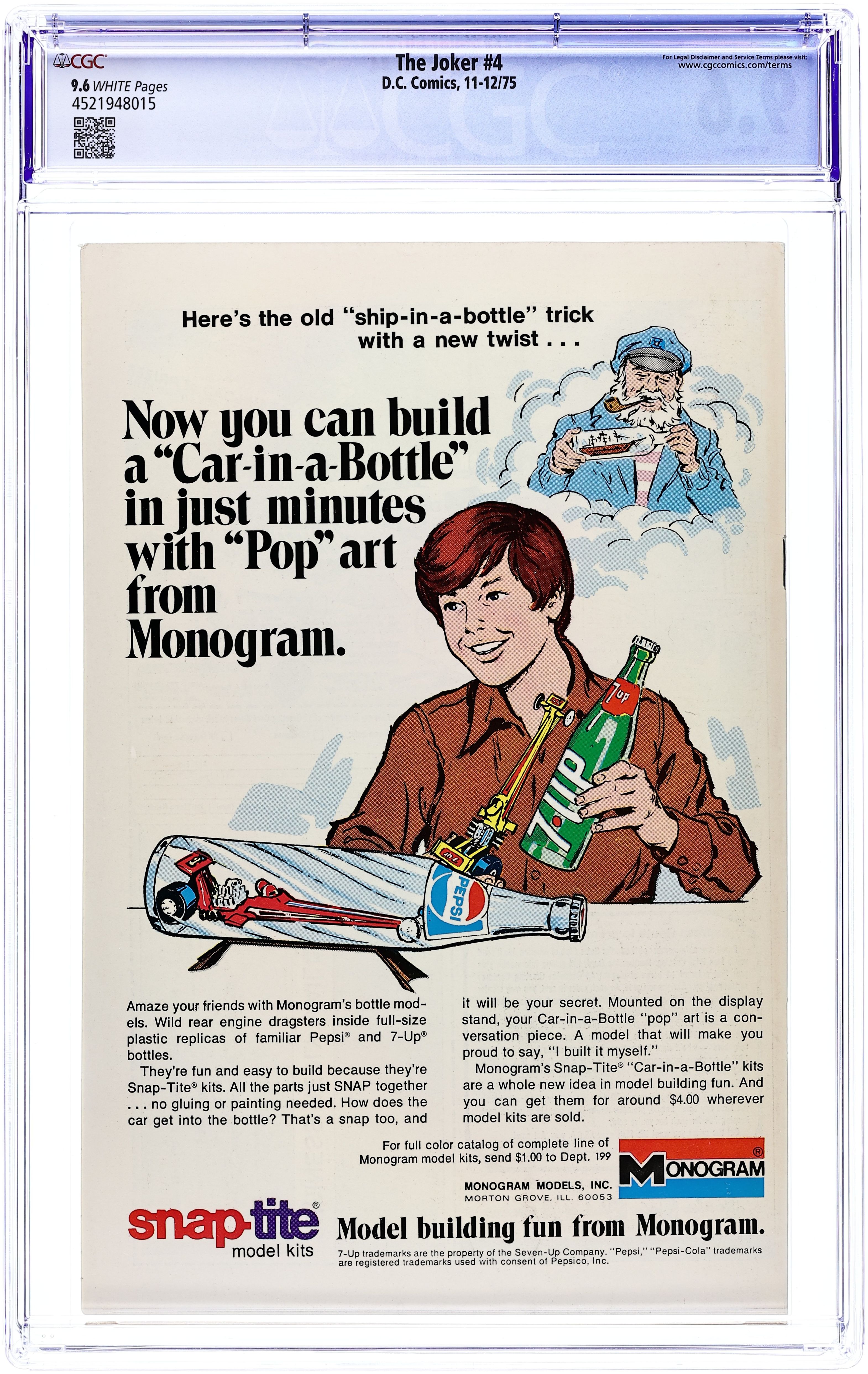 Joker (1975 DC) 4 CGC 9.6