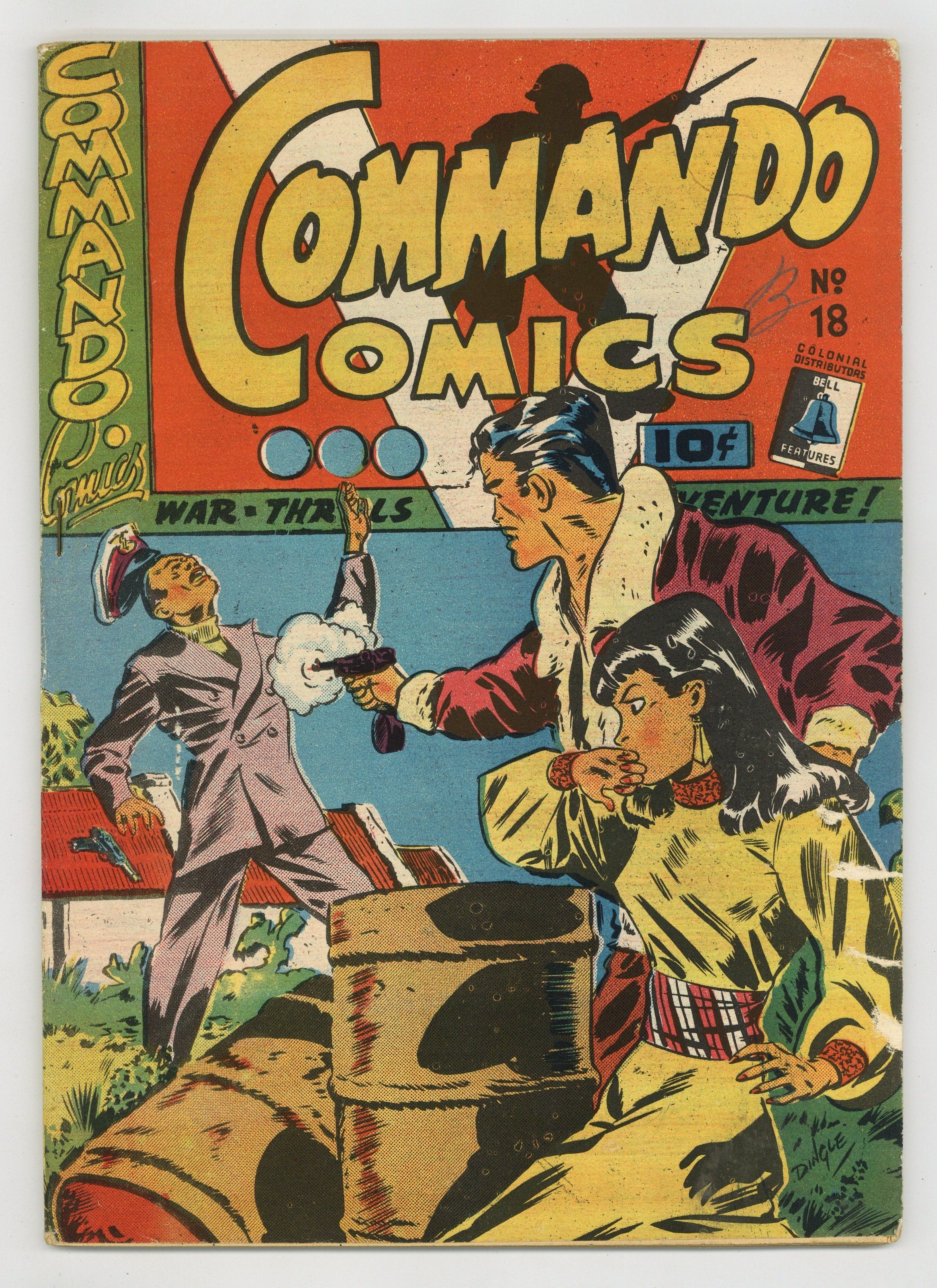 Commando Comics (Canadian c.1942 Bell Features) 18 GD+ 2.5
