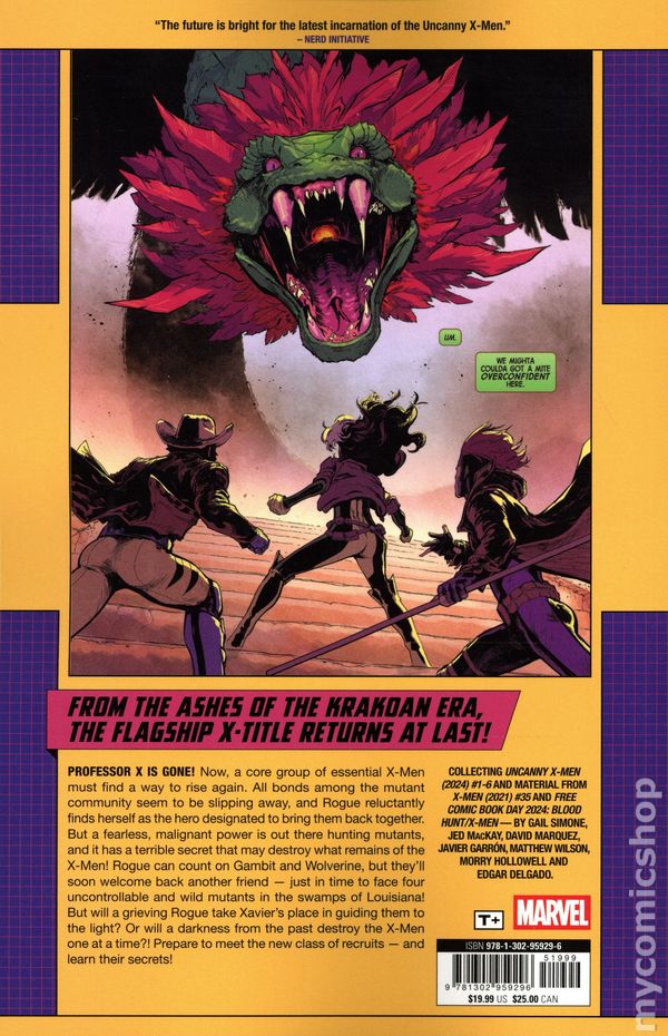 Uncanny X-Men TPB (2025 Marvel) By Gail Simone comic books