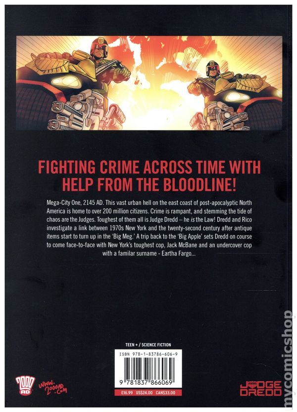 Judge Dredd One-Eyed Jacks TPB (2025 Rebellion/2000AD) comic books published within the past 6 ...