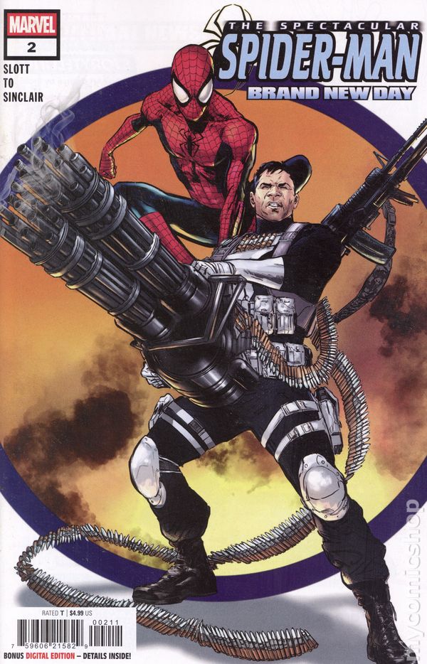 Spectacular spider-man brand new day comic books issue 2