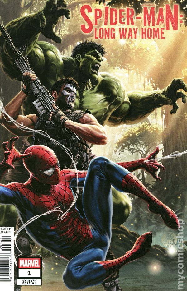 Spider man long way home comic books issue 1